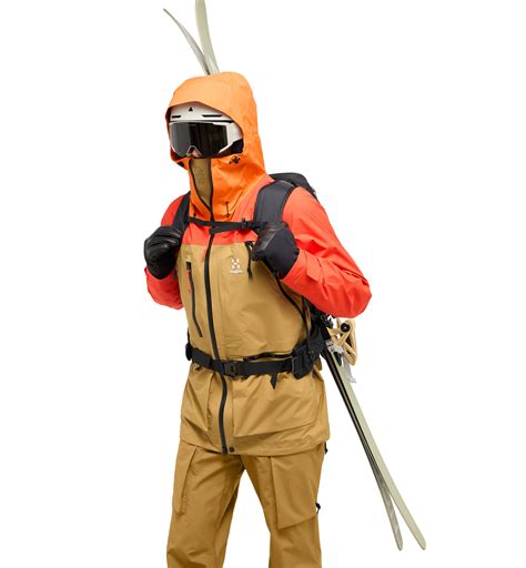Vassi Gtx Pro Jacket Men Cinnamon Brownhabanero Vassi Ski Snowboarding Activities