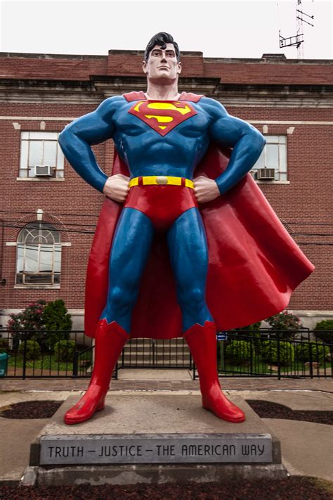Dc Superman Statue At Jared Clinton Blog