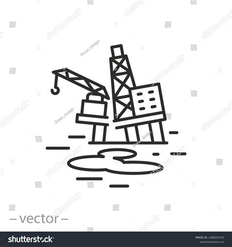Oil Gas Central Processing Platform Over 2 Royalty Free Licensable