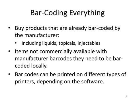 Ppt Bar Code Medication Administration Overview Powerpoint Presentation Id 1584179