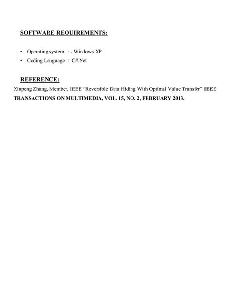 Java 2013 Ieee Imageprocessing Project Reversible Data Hiding With