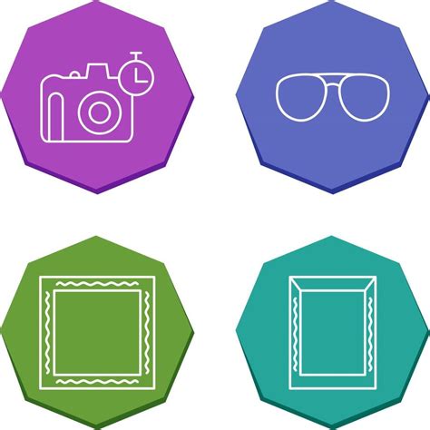 Glasses And Timer On Camera Icon 44699237 Vector Art At Vecteezy