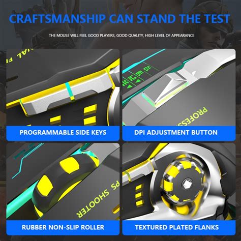 Leaven X6 6 키 게임 컴퓨터 인체공학적 유선 마우스 케이블 길이 142m검은색