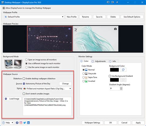 Help • Displayfusion By Binary Fortress Software