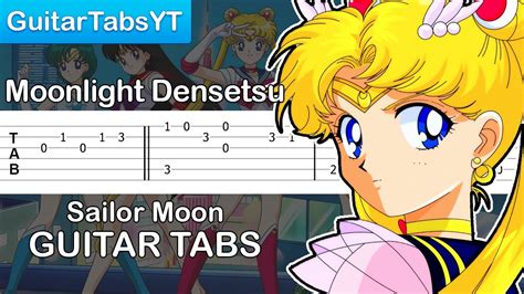 Sailor Moon Moonlight Densetsu Opening Guitar Tutorial Guitar