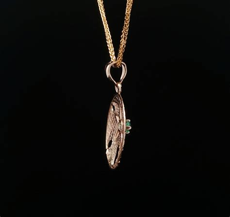 Emerald Sand Dollar Pendant Emeralds International Llc