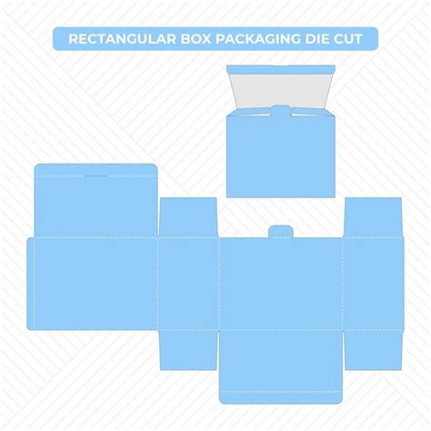 Premium Vector Box Packaging Die Cut Template
