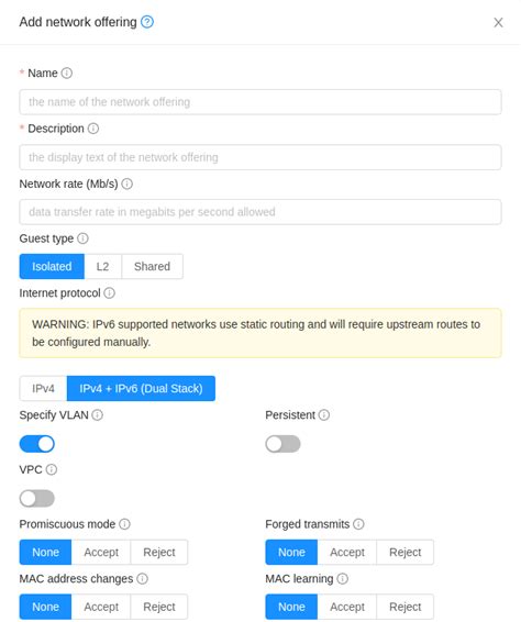 ipv6 support for isolated and vpc networks l cloudstack feature first