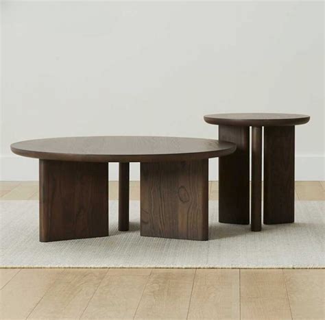 Clarence Solid Oak Wood Coffee Table Interiortonic