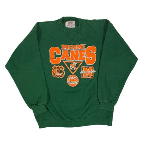 Vintage Miami Hurricanes Heavyweight Sweatshirt Jointcustodydc