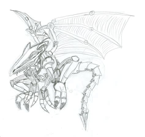 Metroid Ridley Coloring Page Sketch Coloring Page