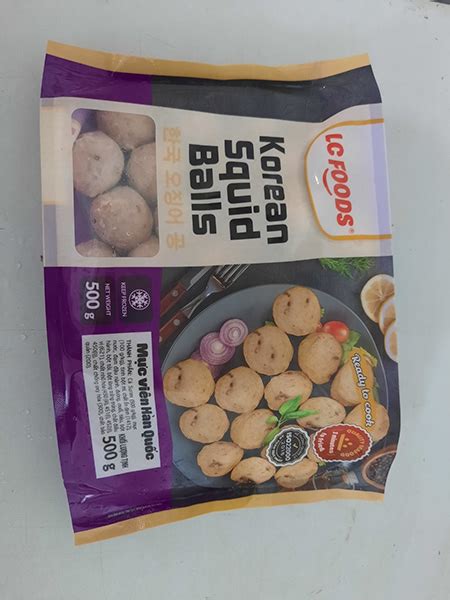 Mực Viên Hàn Quốc Lc Foods 500gr