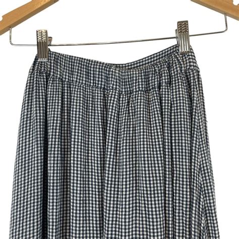 American Eagle Outfitters Skirts American Eagle Navy Blue Gingham