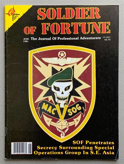 Soldier Of Fortune Magazine Mac V Sog Article June 1981 4560231618