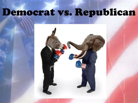 Ppt Democrat Vs Republican Powerpoint Presentation Free Download