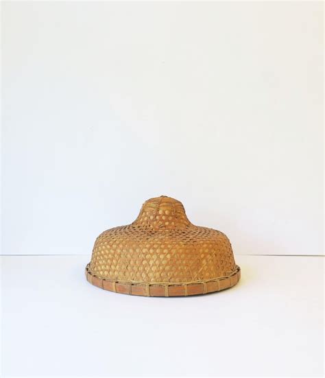 1970s Wicker Cane Hat At 1stdibs