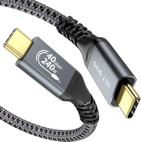 Amazon Com Accell USB4 40Gbps Cable Type C USB IF Certified 40Gbps Gen 3 Cable 8K 5K 4K