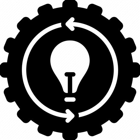 Implementation Execute Development Idea Machinery Strategy Cogwheel Icon Download On