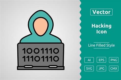 Vector Hacking Filled Outline Icon Graphic By Muhammad Atiq · Creative Fabrica