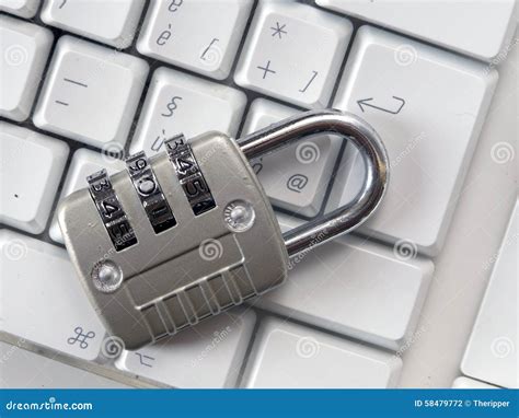 Locked Keyboard Editorial Photography Image Of Security