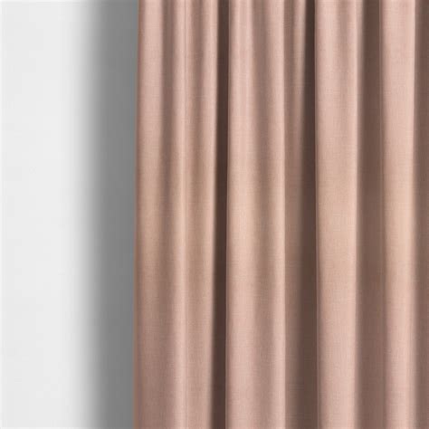 Lotus Pastel Tones Plain Chenille Furnishing Fabric In Pink Colour