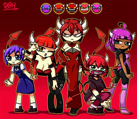 Chat With Geometry Dash Demon Girls Game Futanari