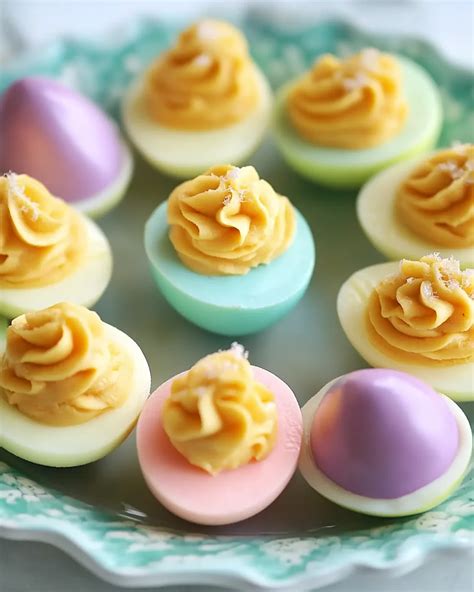 Easter Deviled Eggs