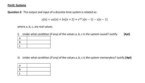 solved part2 systems question 2 the output and input of a