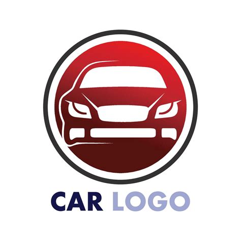 Auto Car Logo Design With Concept Sports Car Vehicle Icon Silhouettevector Illustration Design
