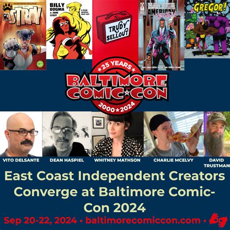 East Coast Independent Creators Converge At Baltimore Comic Con 2024