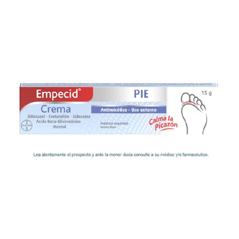 Empecid Pie Crema Antimicótica X 15 G Farmacity