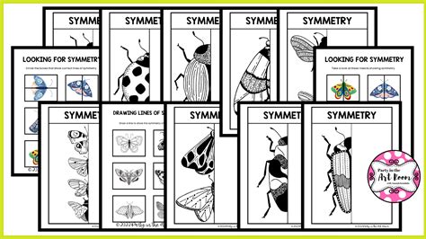 Free 12 Page Symmetry Art Worksheets — Party In The Art Room
