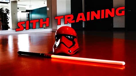 Sith Training Routine For Lightsaber Battles Intense Youtube