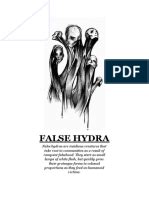The False Hydra A 5th Edition Reference Guide For Running A False