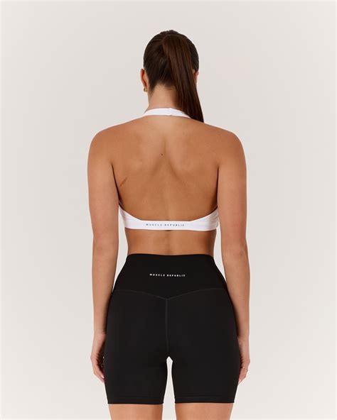 Luxe Sabrina Bra White Muscle Republic