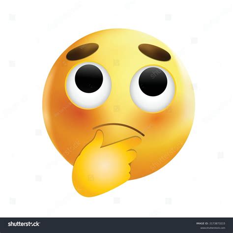 Moving Thinking Smiley Face