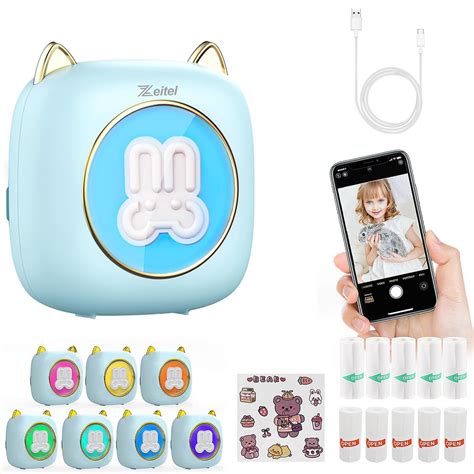 Buy Zeitel® Bluetooth Thermal Printer Creative Led Label Printer