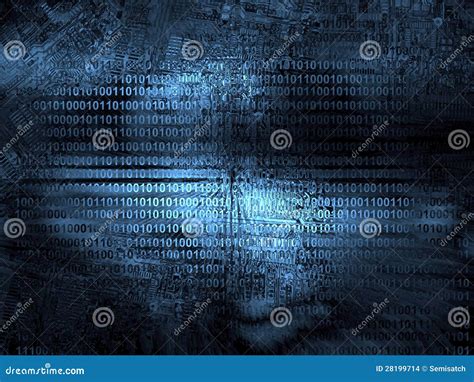 Source Code Technology Background Stock Illustration Illustration Of