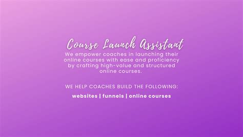 Course Launch Assistant