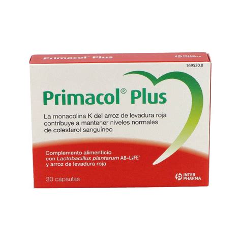 Primacol Plus 30 Caps Farmacia José Iborra Bou