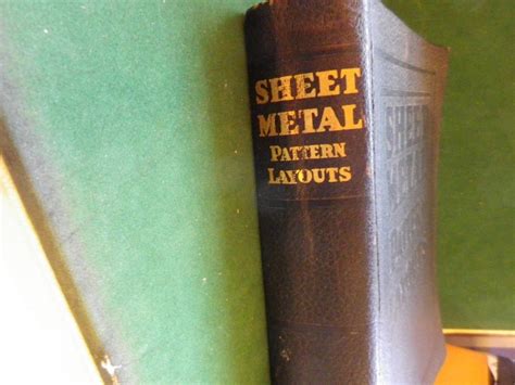 Sheet Metal Pattern Layouts 1944 Audel Book For Craftsmen Artesians