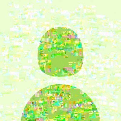 Default Twitter Icons Neon Green Glitch In 2025 Creative Profile