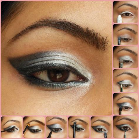 Tutorial Silver Smokey Eyes Silver Smokey Eye Silver Smokey Eye