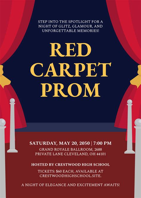 Free Prom Invitation Templates Editable And Printable