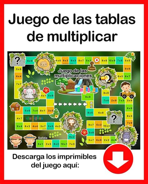 Juego De Multiplicaciones Tablas De Multiplicar Juegos Para