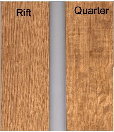 White Oak Rift Quartered Unfinished Select 34 X 4 X 1 10