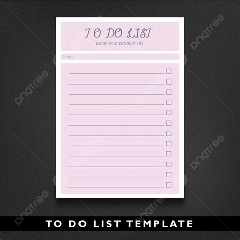 Plantilla Imprimible De Lista De Tareas Diarias