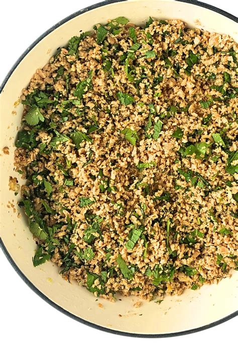 Thai Inspired Vegan Larb Not Not Nutritious