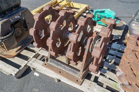 Sheeps Foot Compactor Attachment To Fit Excavator Backhoe Roller