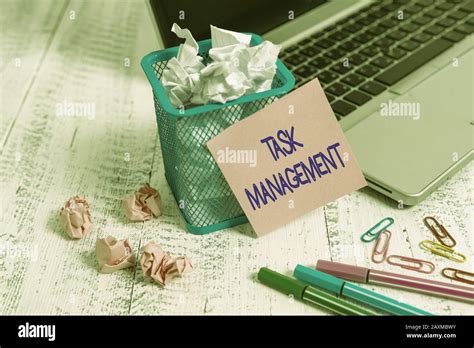 Word Writing Text Task Management Business Photo Showcasing The Process Of Managing A Task